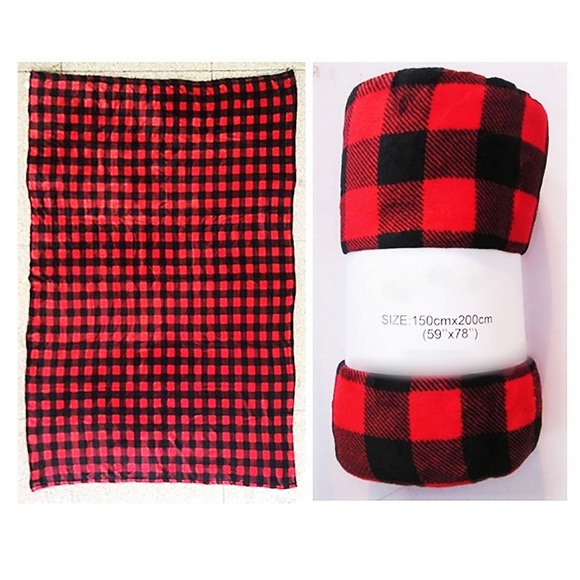 A Mermaid's Epiphany | Bedding | Buffalo Check Fleece Plaid Holiday ...